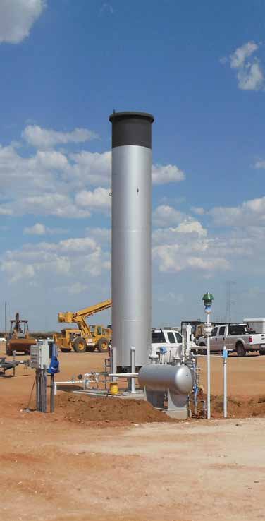 Wellhead Flare System Enclosed Flame Series